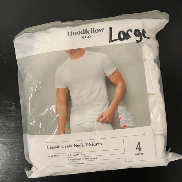 Goodfellow & Co | Shirts | Goodfellow Co Classic White Tshirts Pack ...